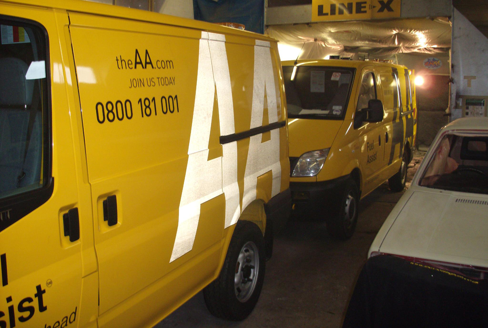 Professionally applied Spray-on Van Lining – LINE-X UK